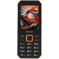 Мобильный телефон Xenium X300 черный/оранжевый моноблок 2Sim 2.8 240x320 Nucleus 0.3Mpix GSM900/1800
