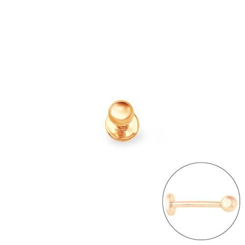 Пирсинг, золото, 585 проба