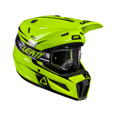 Мотошлем Leatt Moto 3.5 Helmet Kit (Neon Yellow, XXL, 2026 (1026000755))