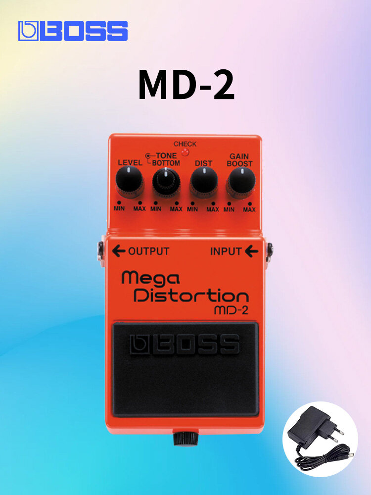 BOSS MD-2 супер-искажение педаль эффектов электрическая гитара аксессуары