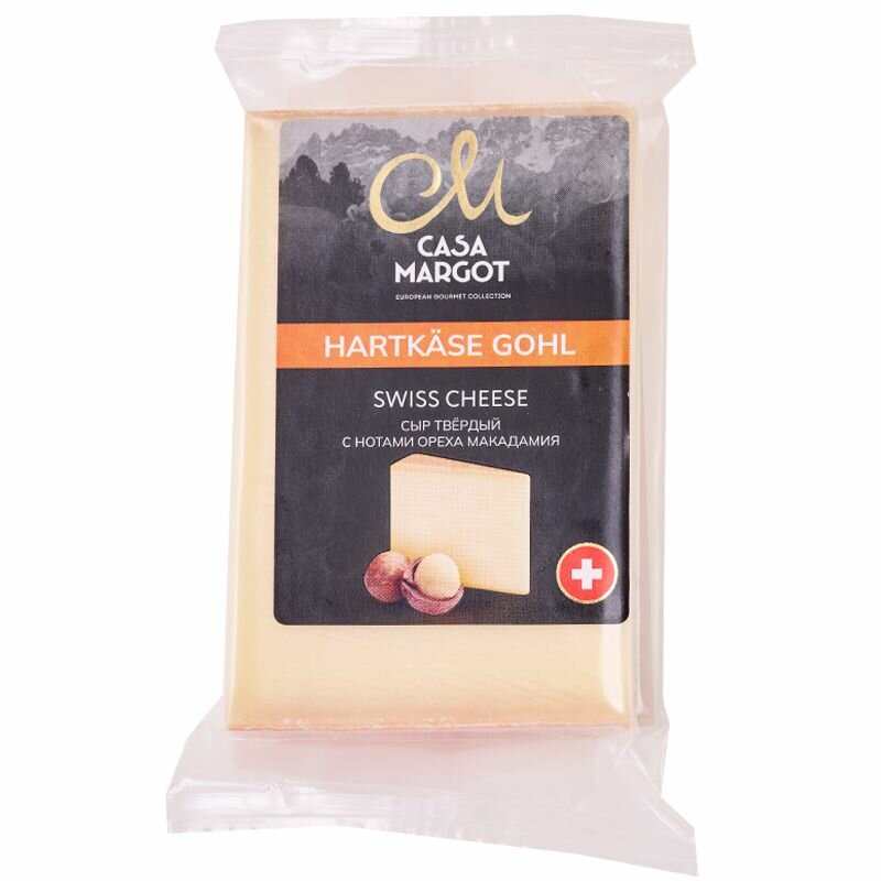Сыр твердый Деревенский Горный Casa Margot 49% жир. 100г