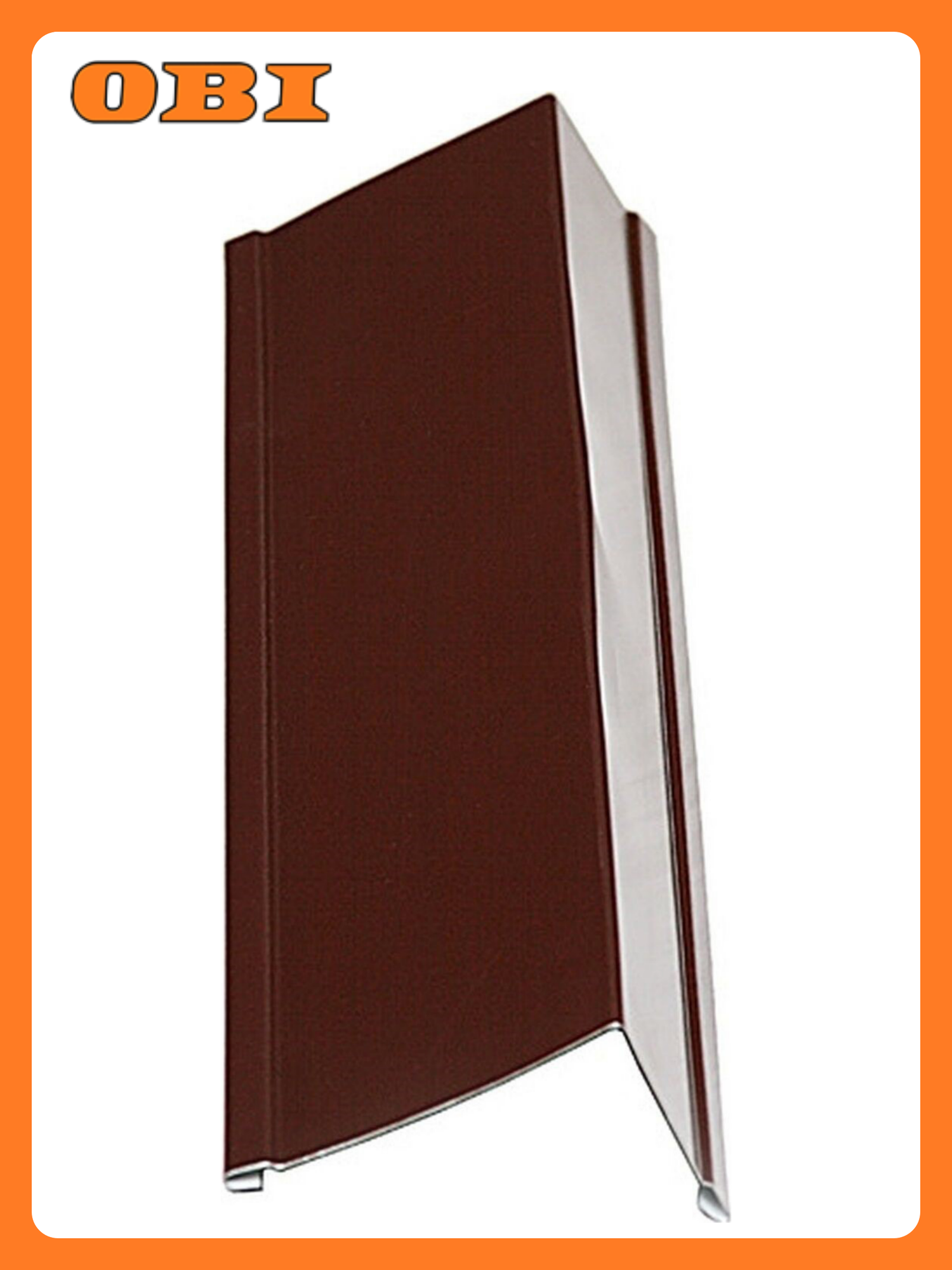 Планка торцевая Таврос коричневый 200х10 см