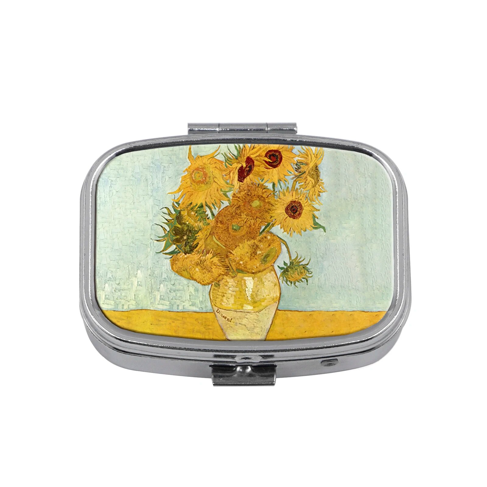 Металлическая аптечка с акриловой росписью 4