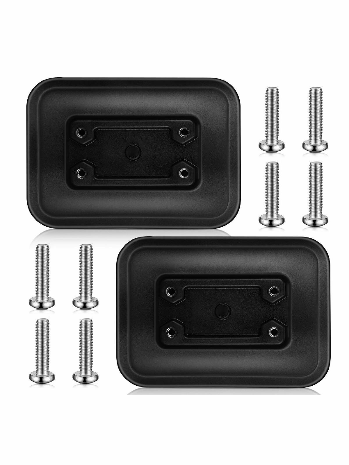 2шт, фиксированное основание рыболовного кронштейна для надувной лодки, сиденье для крепления эхолота (с винтами)