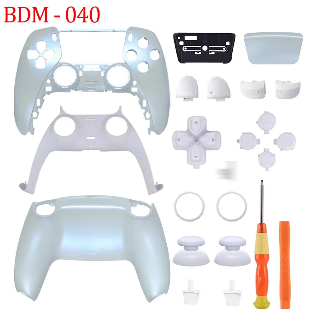 Корпус для контроллера PS5 inRobert жемчужно-белый BDM-010/020/030/040/050 BDM - 040