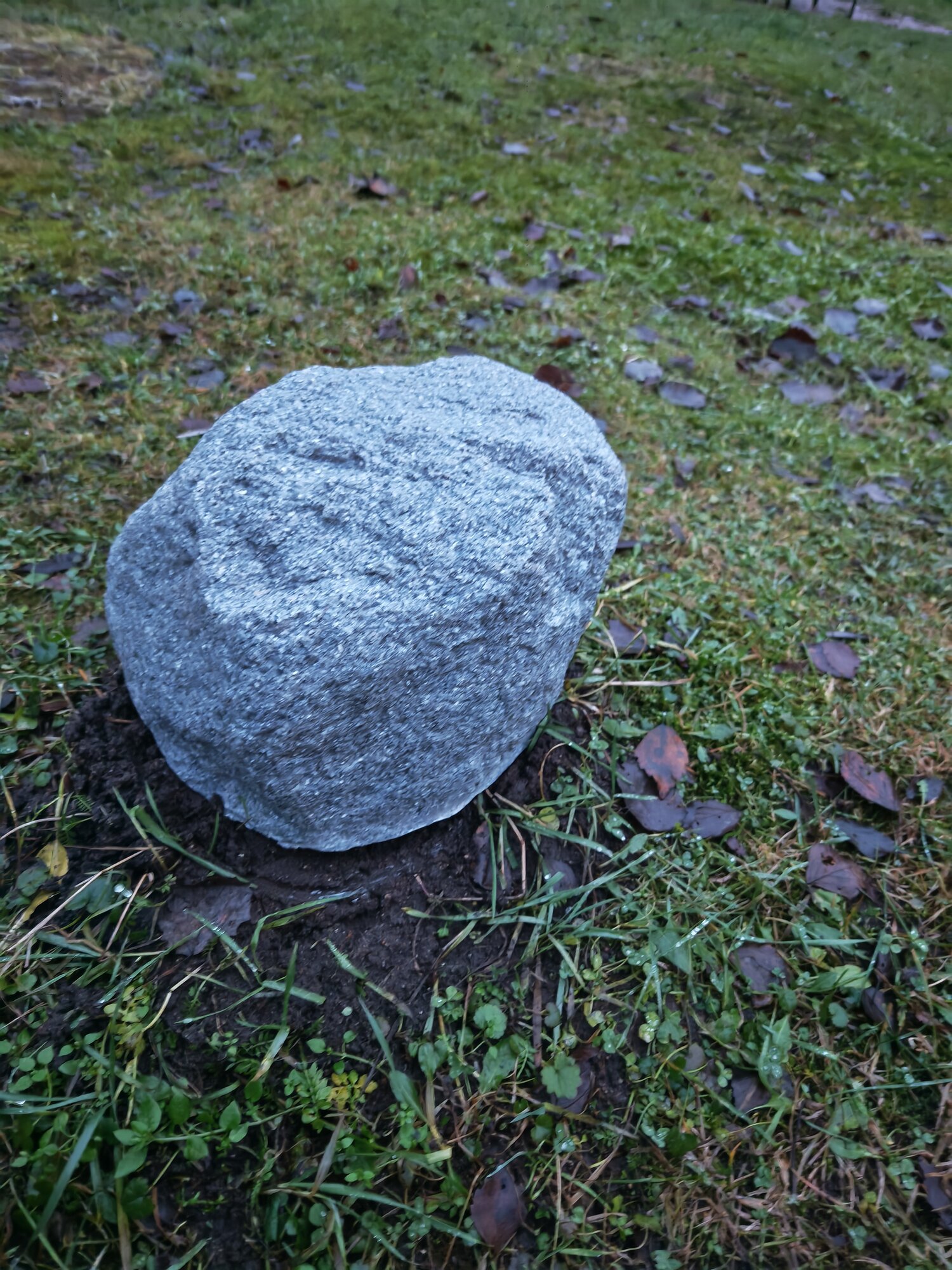 Валун декоративный малый для сада "Корона"