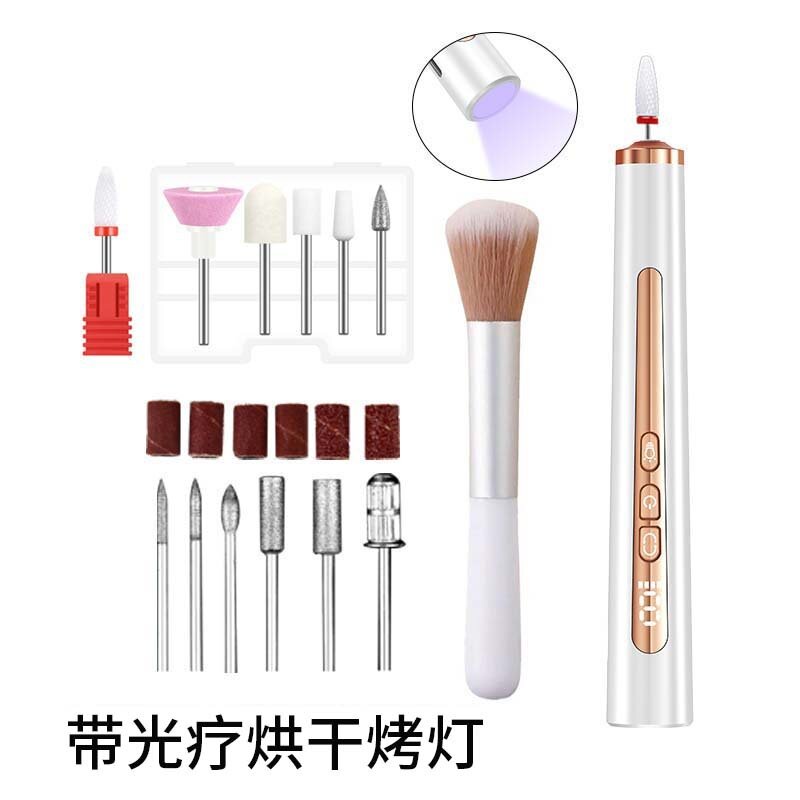 Новый аппарат для полировки ногтей с полой чашей, многофункциональная лампа для сушки, высокоскоростной инструмент для удаления омертвевшей кожи, маникюрный инструмент, электрическая шлифовальная машинка для ногтей.