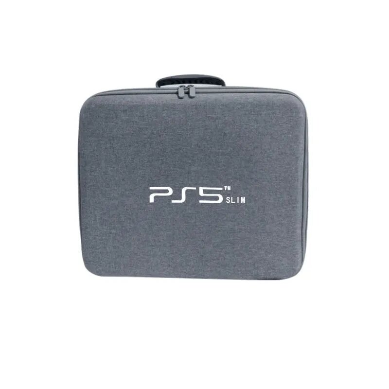 Дорожная сумка для хранения для консоли и геймпадов PS5 (Серый)-slim