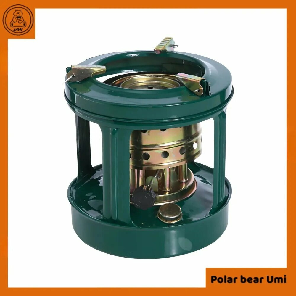 HIBIBUD Переносной обогреватель для кемпинга и в помещении, мини-обогреватель с горелкой, керосиновая плита для кухни и улицы.