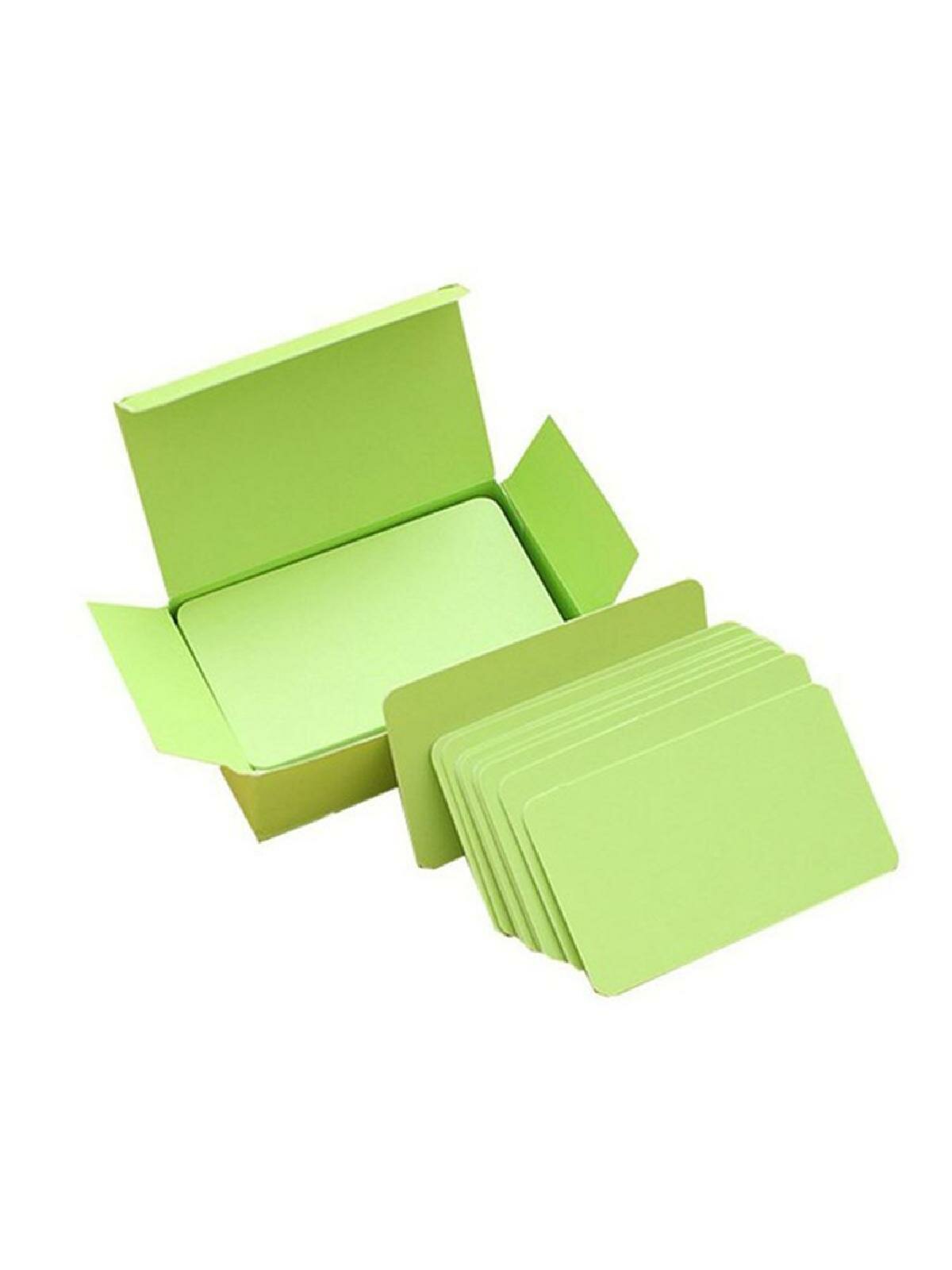 100 шт маленькие мини визитки пустым название ноты картона DIY подарочные карты слово