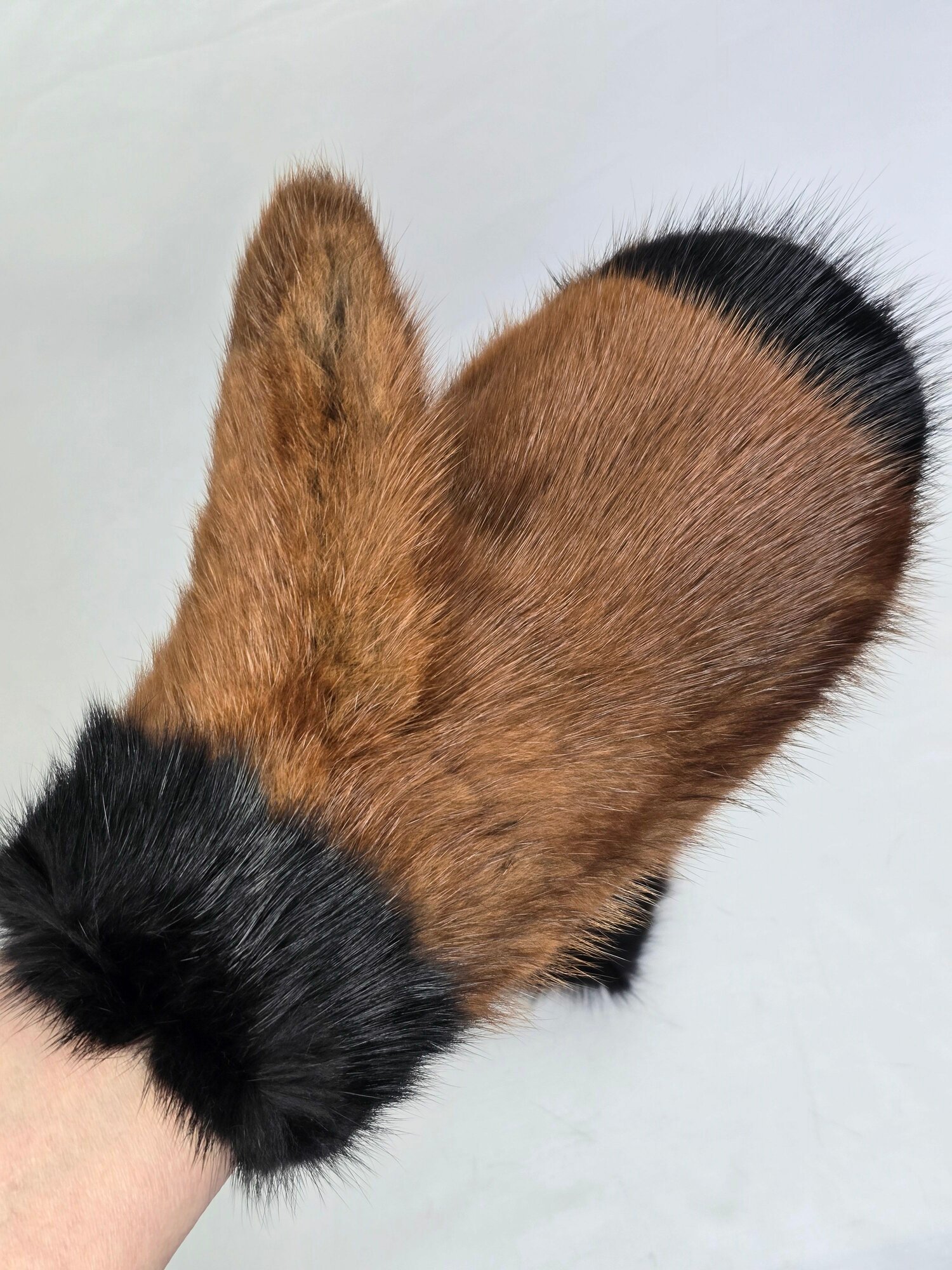 Варежки натуральный мех для женщин