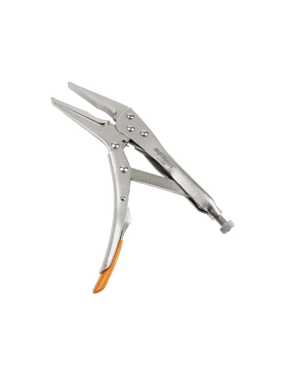 Захват с фиксатором с прямыми губками 10" "AV Steel" AV-629210