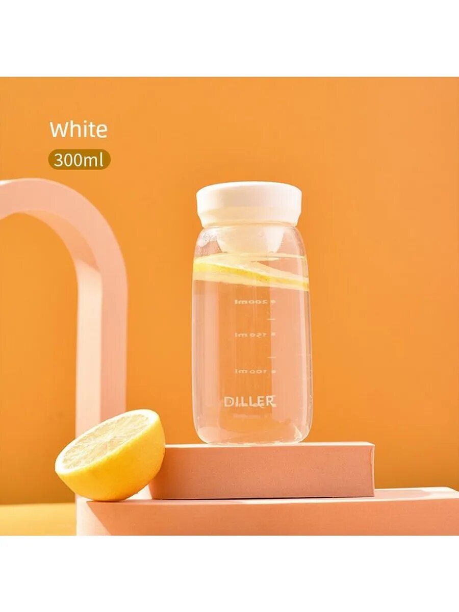 Бутылка Seiko-300мл, Белый, Tritan, термостойкая, нескользящая