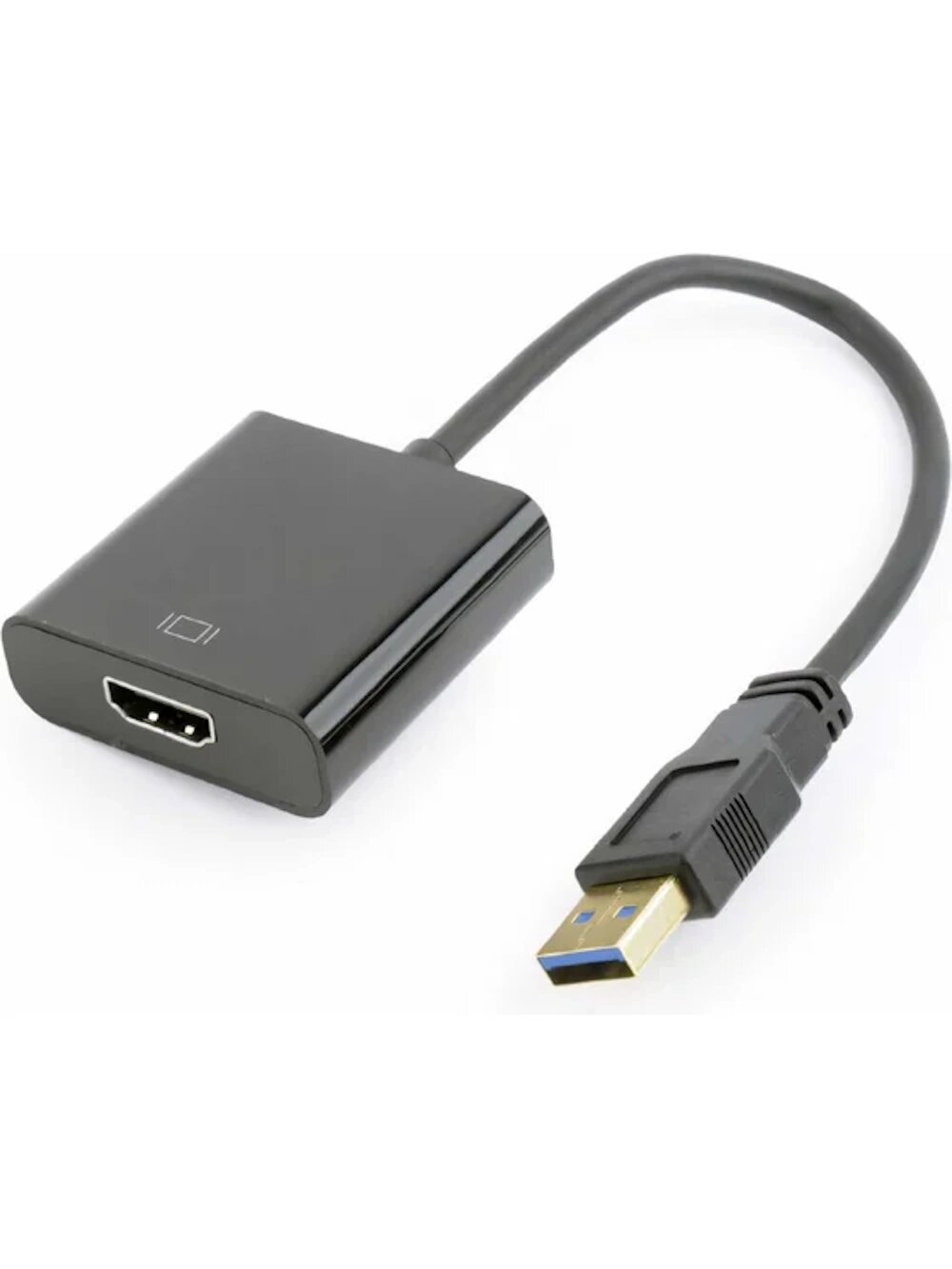 Конвертер Cablexpert USB 3.0 - HDMIA-USB3-HDMI-02, AM/HDMI V1.4, черный, блистер