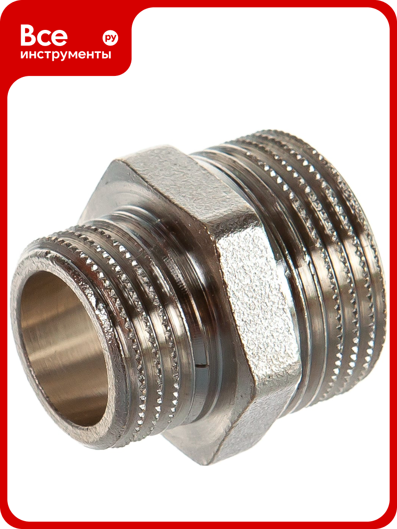 Переходной никелированный ниппель STOUT НН 3/4X1/2 SFT-0004-003412 RG008Q0OCNRMLV