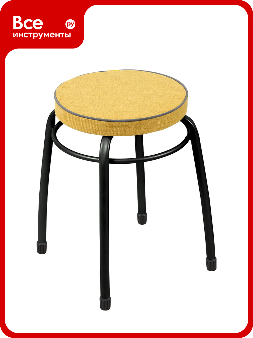 Табурет Nika Фабрик 4 ТФ04/ГЧ горчичный