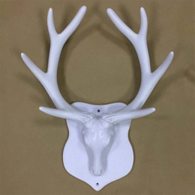 Простая современная настенная декорация в виде головы оленя, подвесное украшение для стены, декор для гостиной, креативное украшение для дома