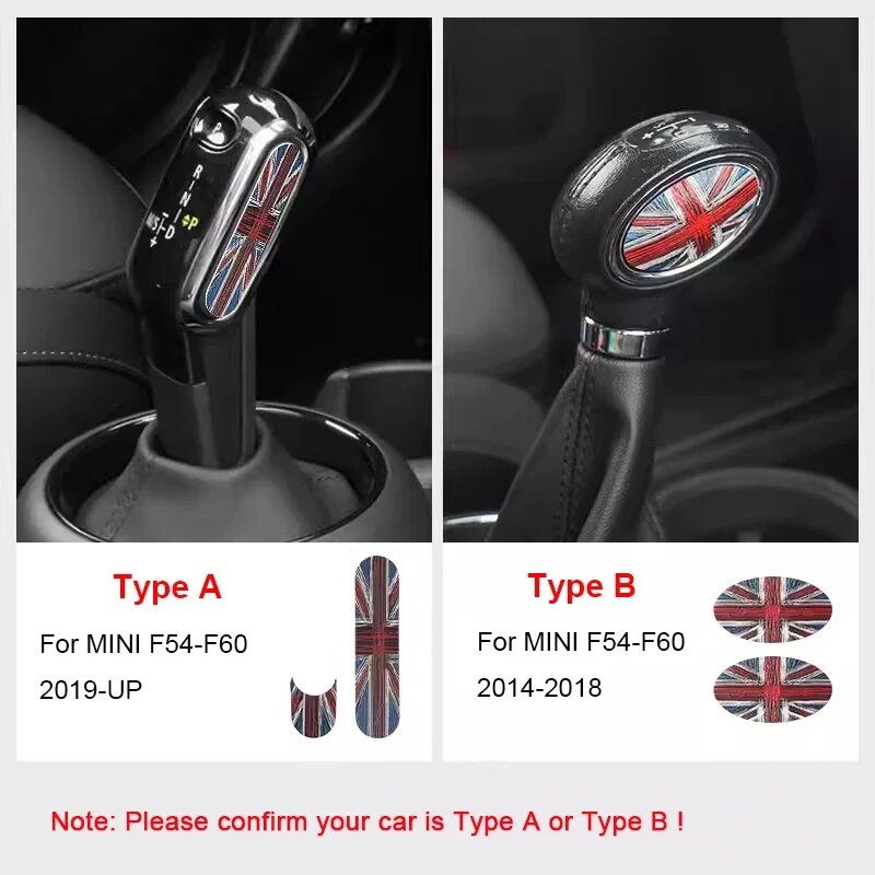 Наклейка на КПП MINI Cooper F54-F60 Type A, Red