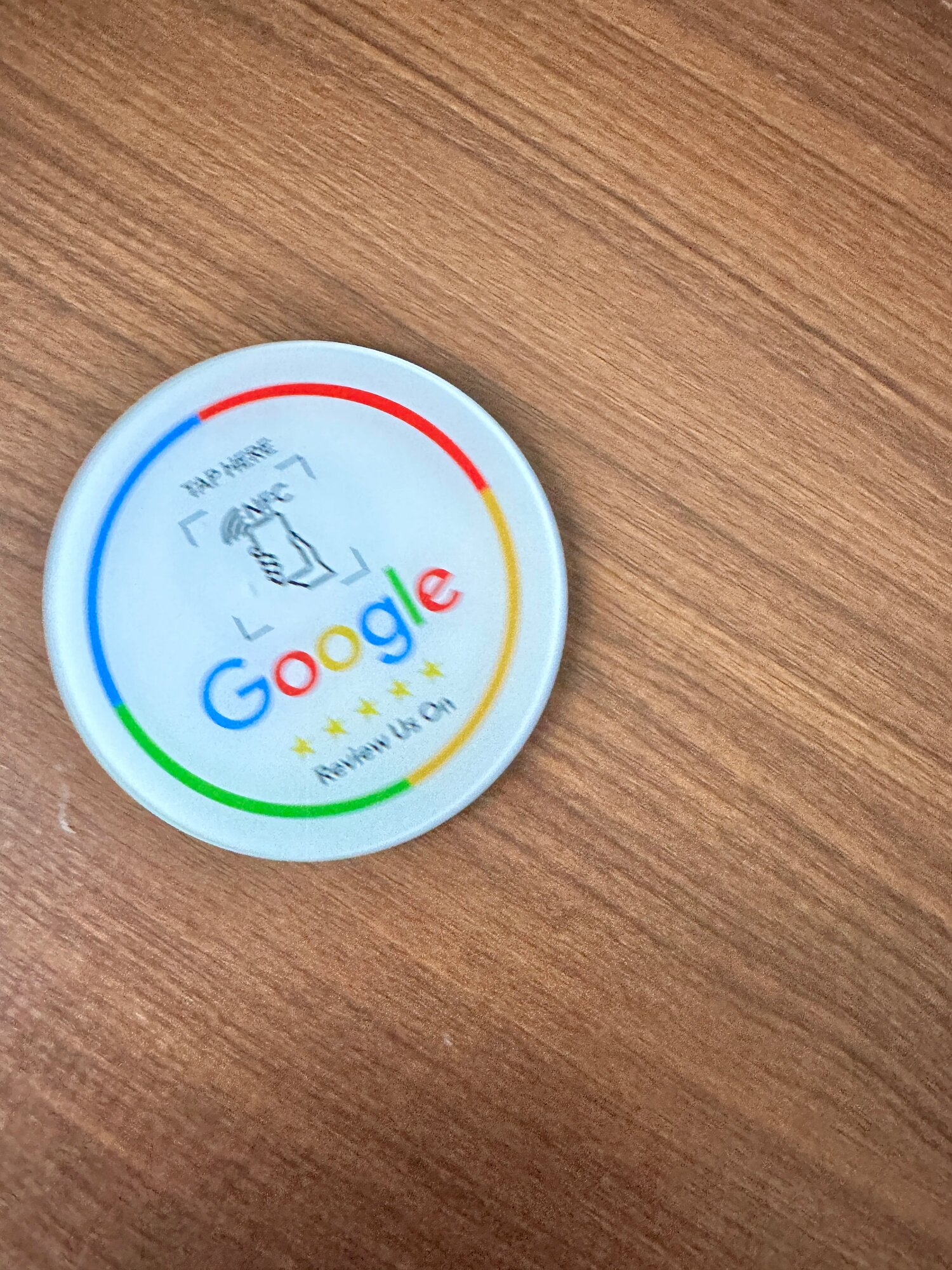 Наклейка NFC Google, белая, 13.56 МГц, водонепроницаемая