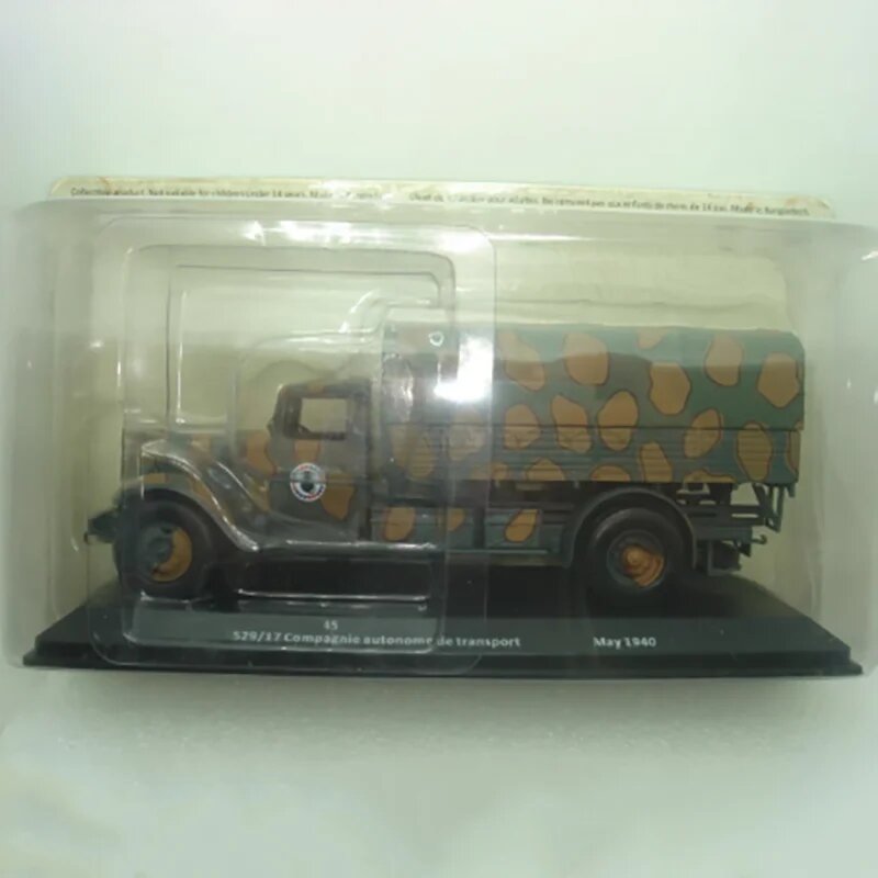 Масштабная модель грузовика IXO 1/43 Citroen Type-45 из сплава, коллекция Classics, статическая модель для демонстрации, подарок для взрослых, украшение для рабочего стола