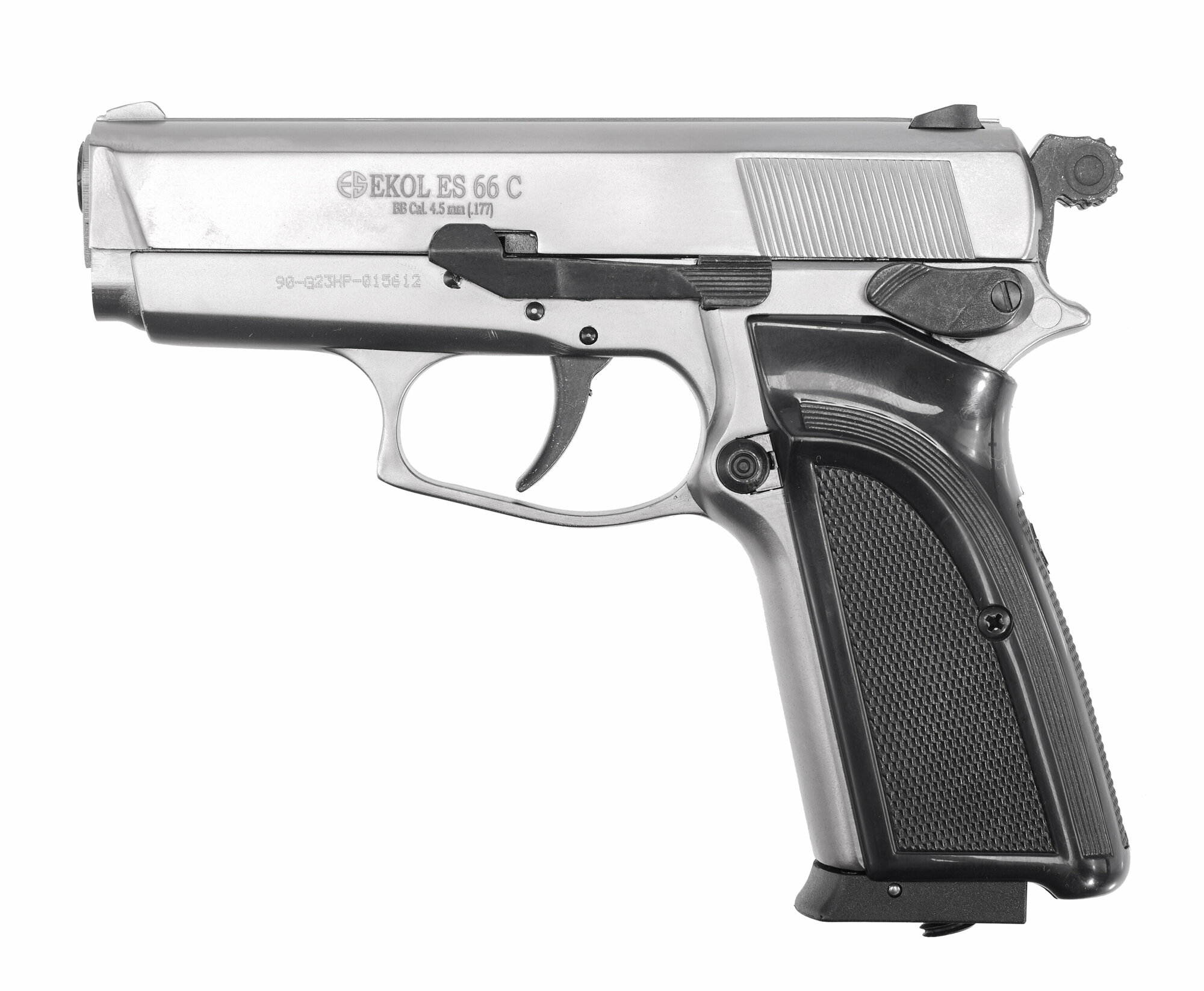 Пневматический пистолет Ekol ES 66 C Fume 4.5 мм (никель)