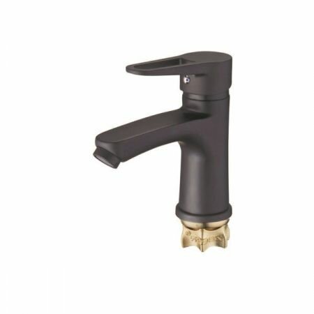 Смеситель для умывальника черный PUD1-A045-YB