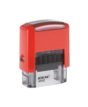 Ideal 4910 автоматическая оснастка для штампа 26х9 мм (красная)