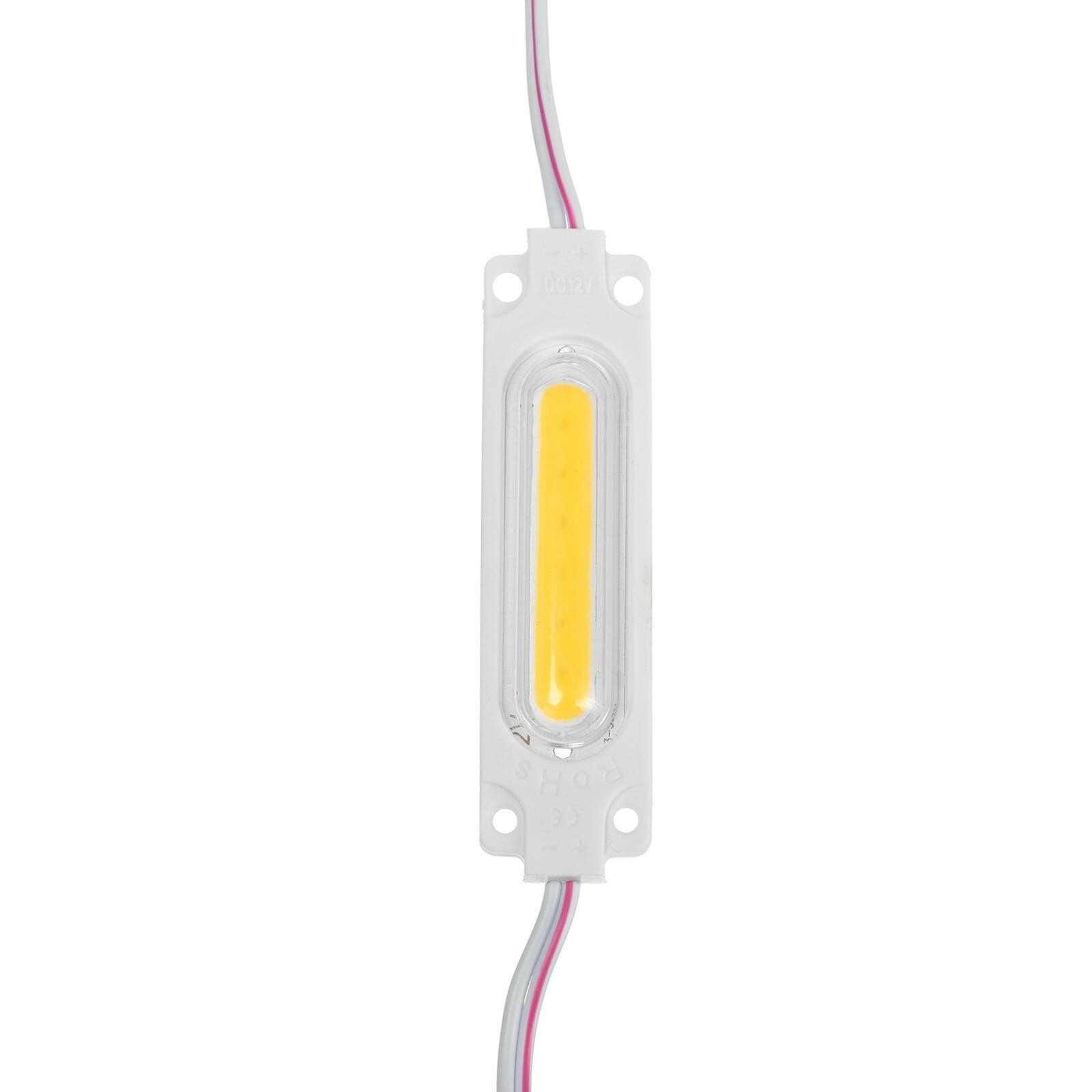 Светодиодный модуль SMD5730, 2 Вт, COB, 190 Lm, IP65, 3000К, 12 V, тёплый белый, 20 шт.