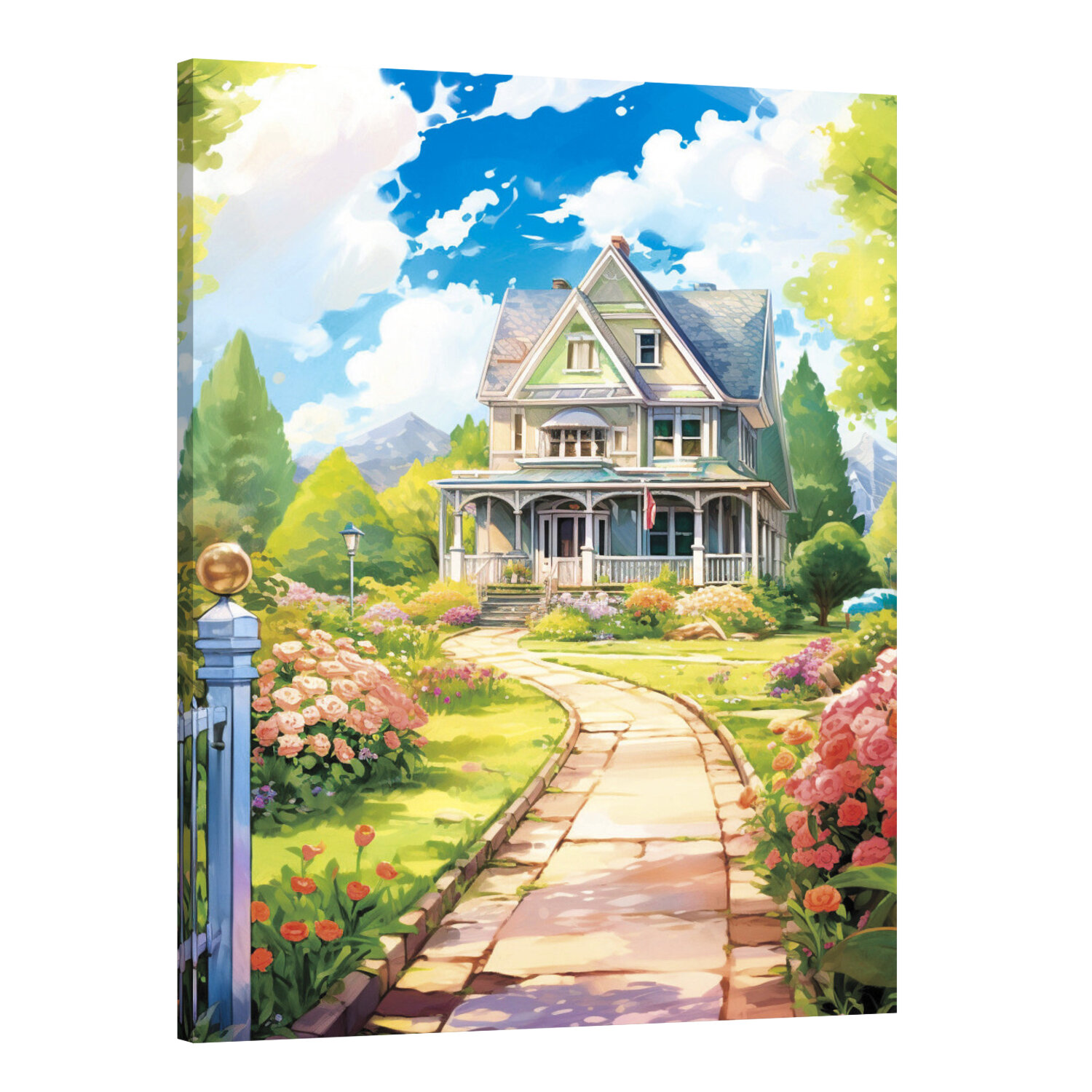 Интерьерная картина 50х70 "Приземленный рай"