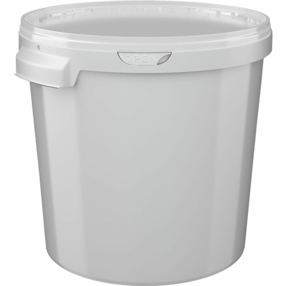 Контейнер Тара. ру 30 л, белый, круглый 12520
