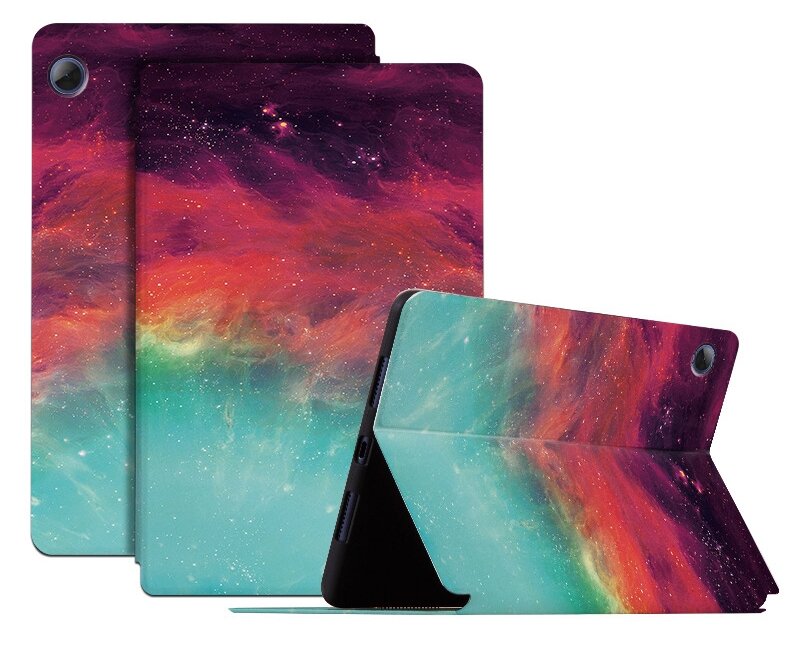 Чехол MyPads для планшета Huawei MatePad C3 / Honor Pad X8 )Honor Pad X8 Lite из эко-кожи с рисунком