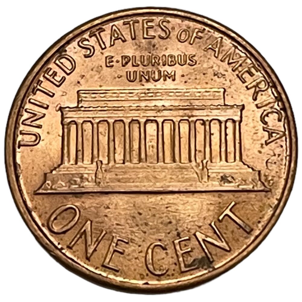 США 1 цент 1988 г. (Memorial Cent, Линкольн)