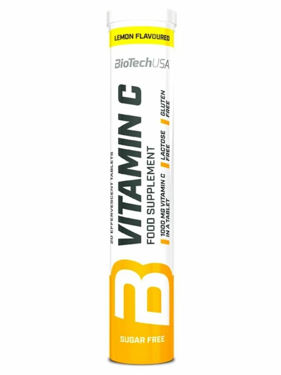 BioTech Vitamin C Effervescent 20 Tab (Лимон)