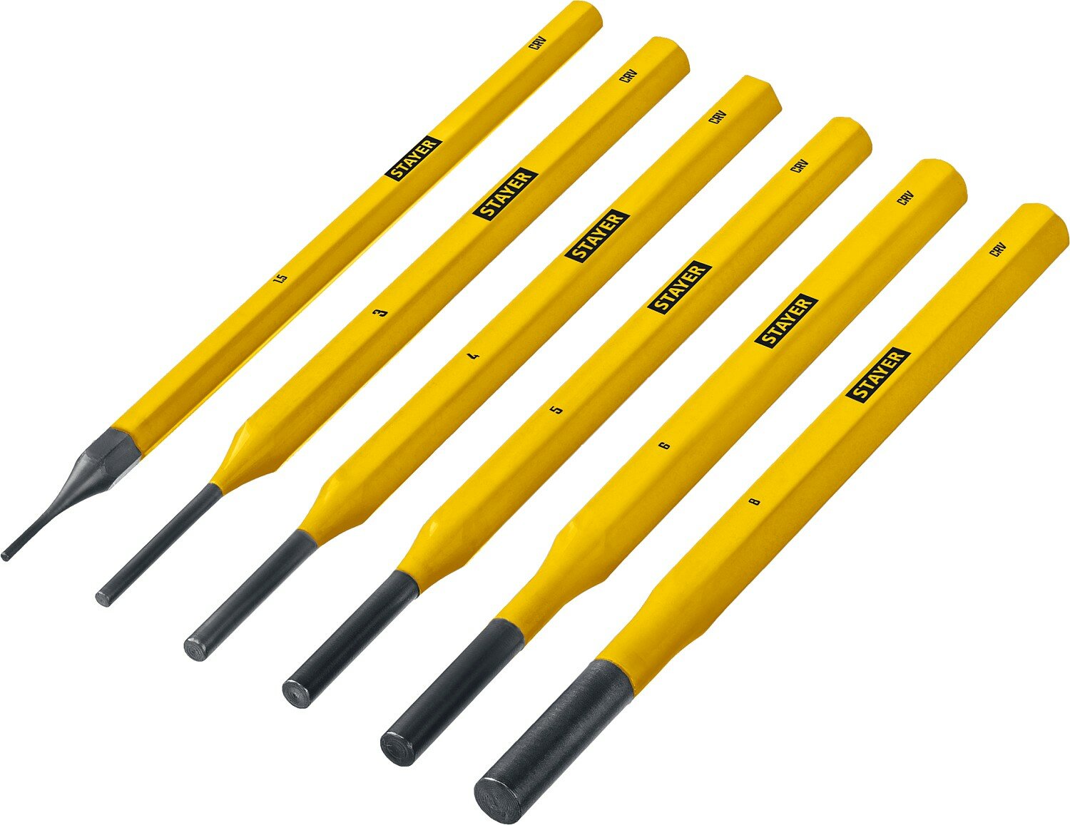 Набор выколоток STAYER 6пред 21077-H6
