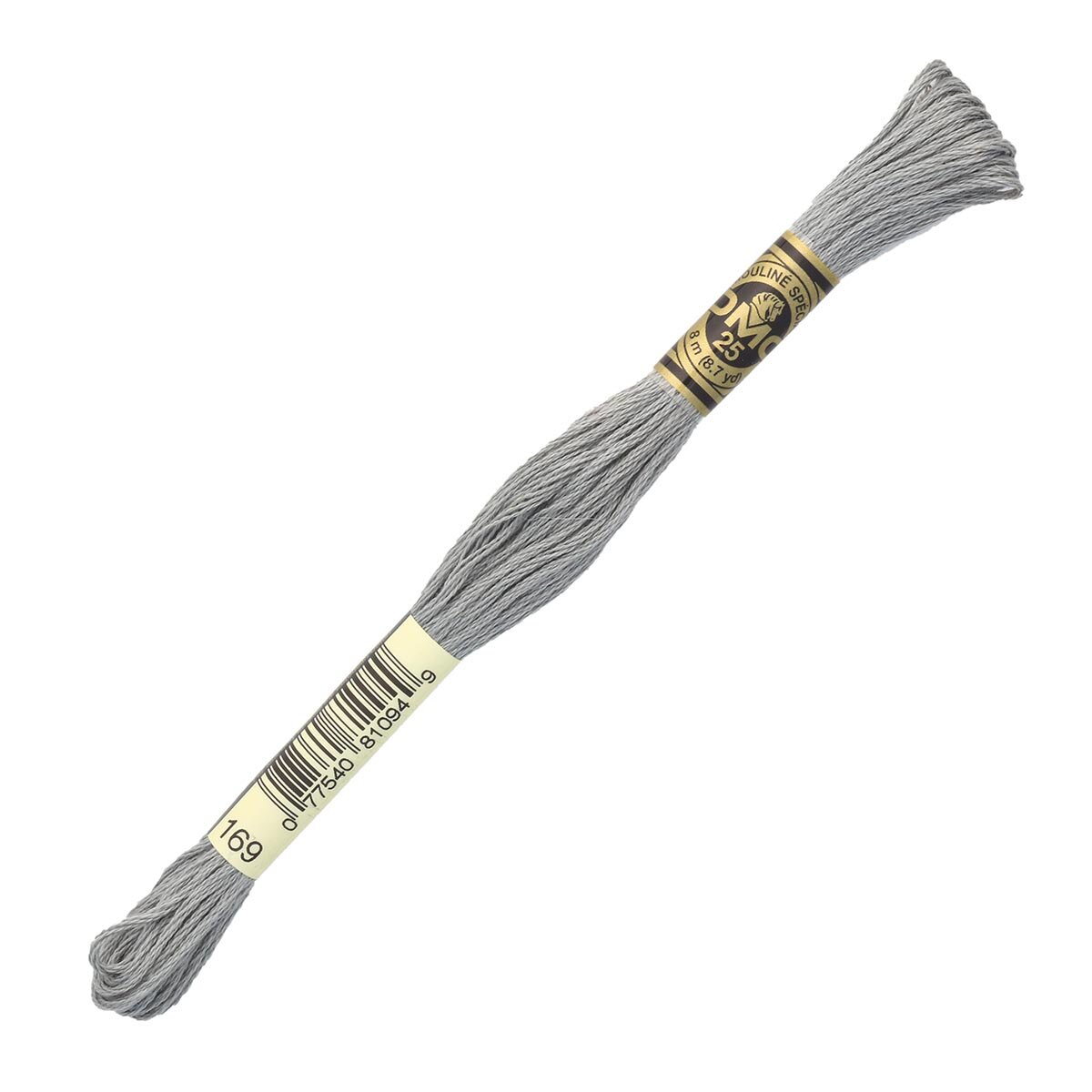 Мулине одноцветный набор DMC 117, мерсеризованный хлопок, 8 м (169), 12 шт