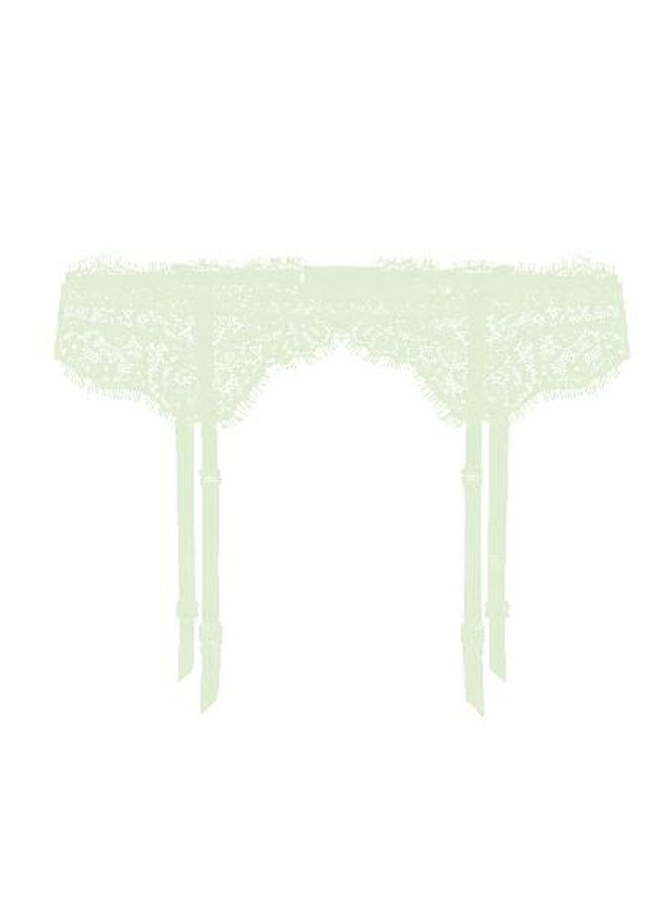 Тюлевый кружевной пояс для чулок с регулируемыми подвязками