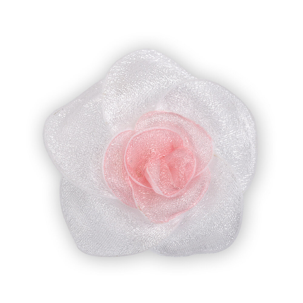BLITZ Цветок с 5 лепестками 30-01 бело-розовый декоративный элемент для украшения интерьера