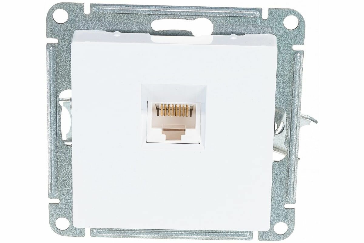 Механизм розетки компьютерной RJ45 AtlasDesign CAT.5e белый SchE ATN000183