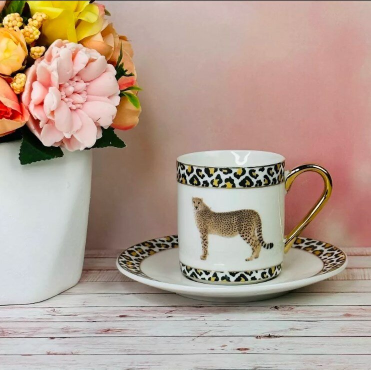 Кофейный набор 12пр. 120 мл Фарфор 122-037 118-122-037