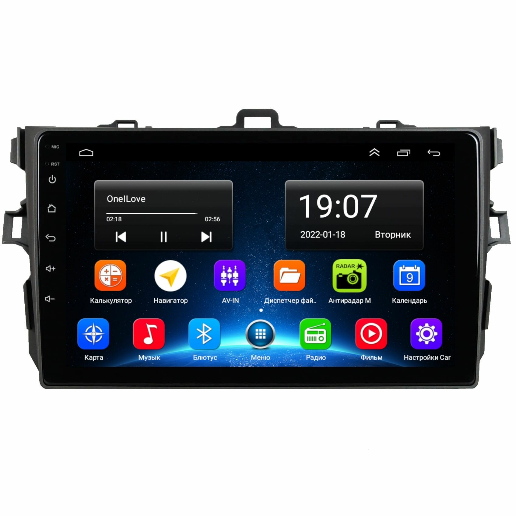 Магнитола Epic 9270 Toyota Corolla E150 2006-2012 - Android 12 - CarPlay - IPS - DSP 36 полос