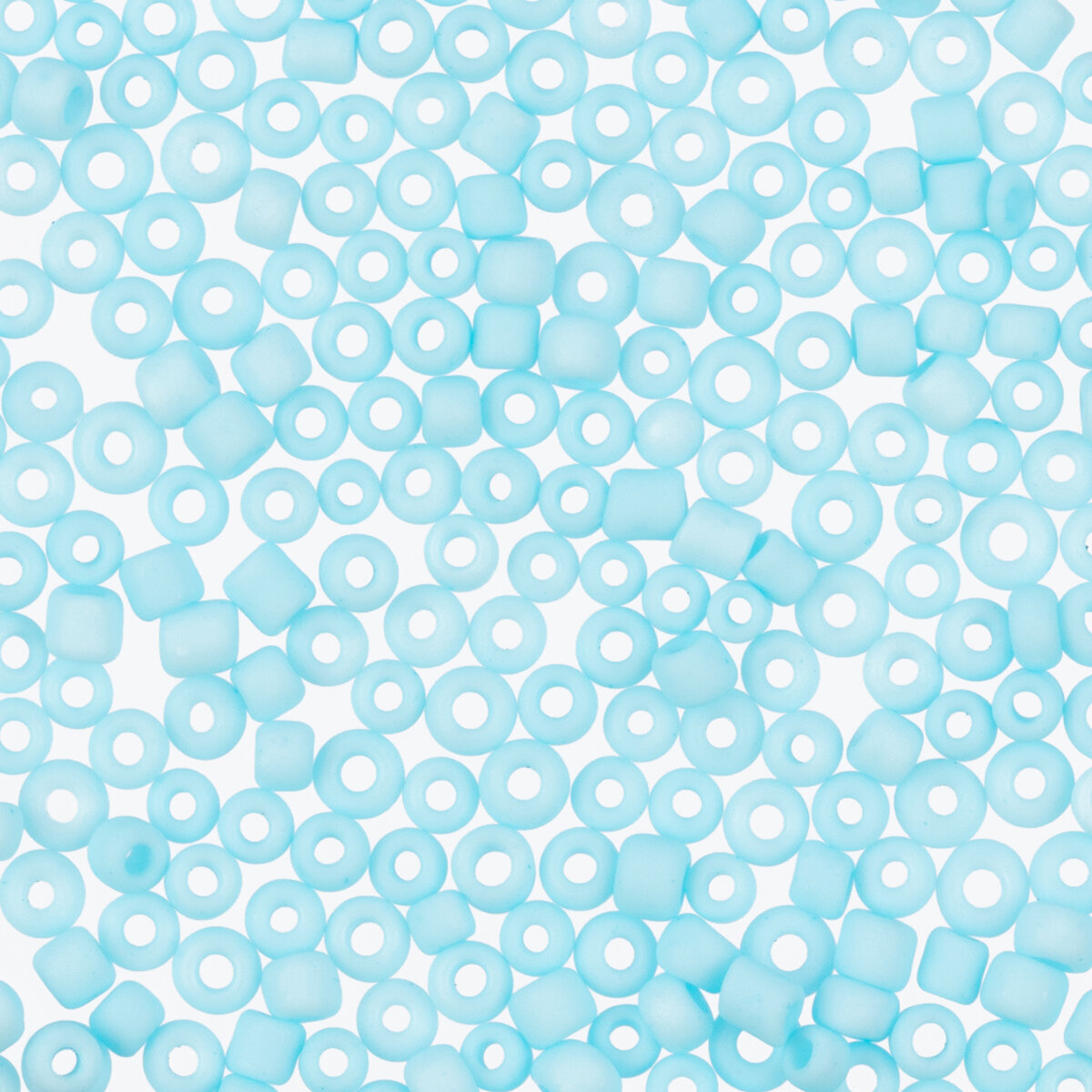 Бисер "Zlatka" круглый GR 08/0 10 г №1008 голубой макарун