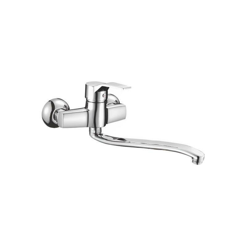 Смеситель для кухни настенный D-Lin D141403, хром