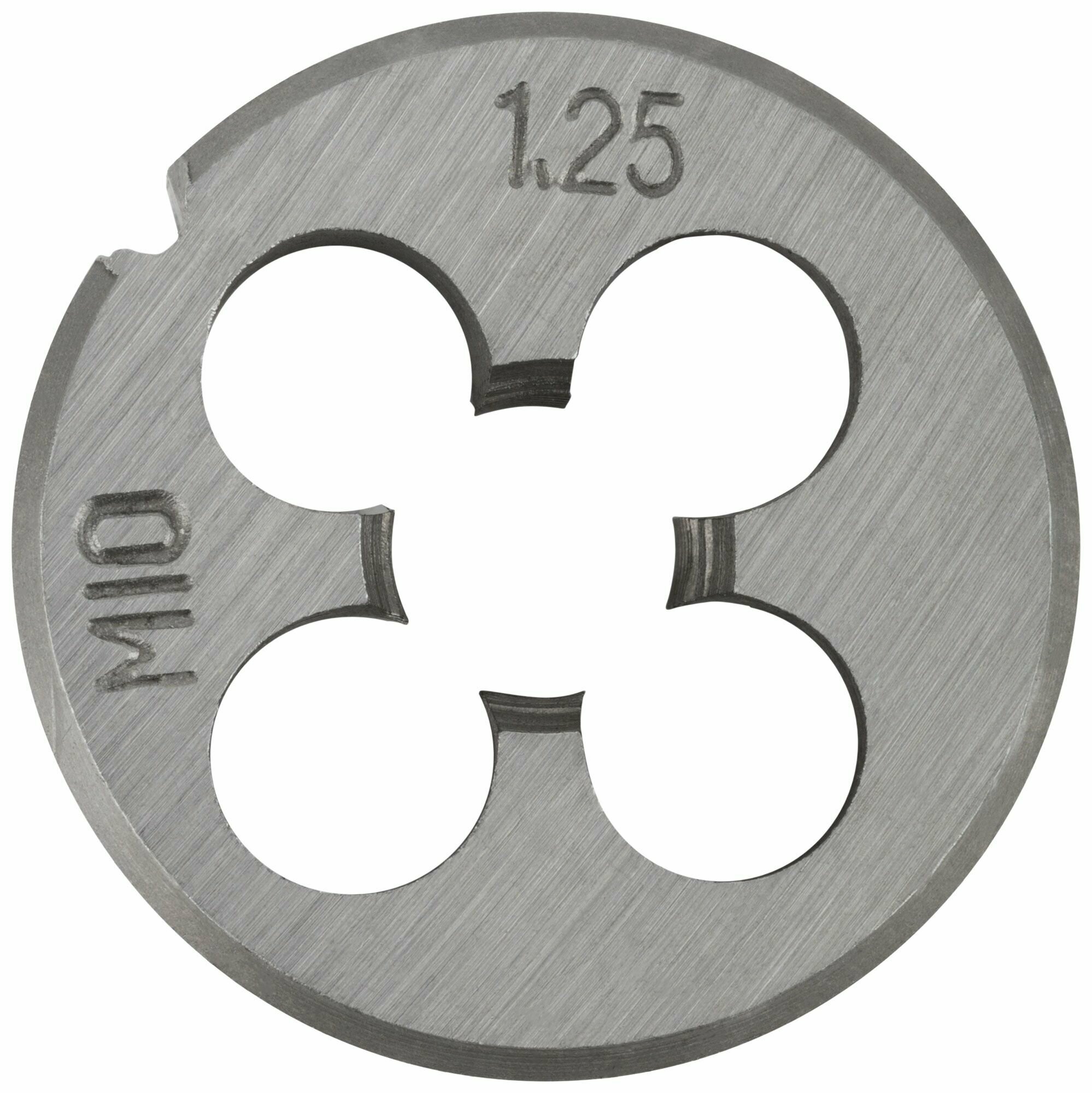 Плашка метрическая, легированная сталь М10х1,25 мм