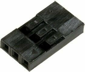 BLS-3 , Гнездо на кабель 1х3 с контактами 2.54мм / 15 штук