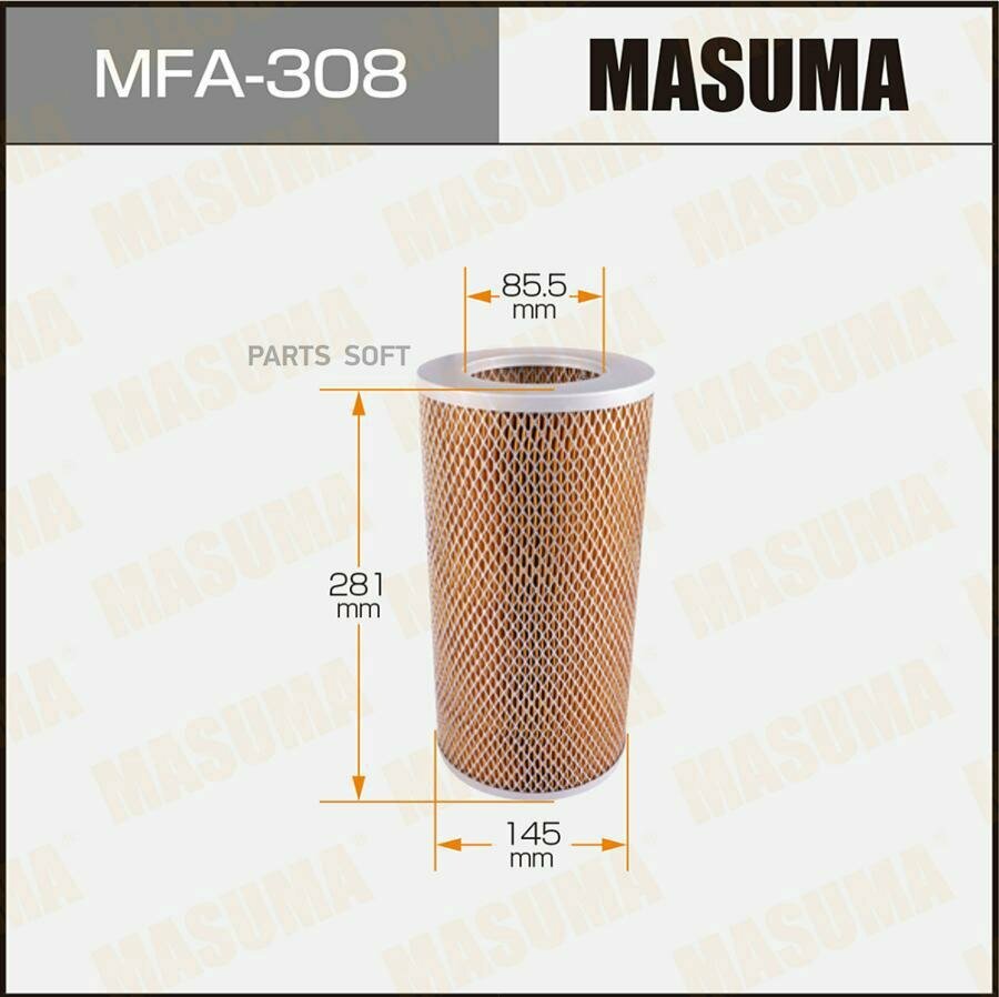 Фильтр воздушный Masuma арт. mfa308