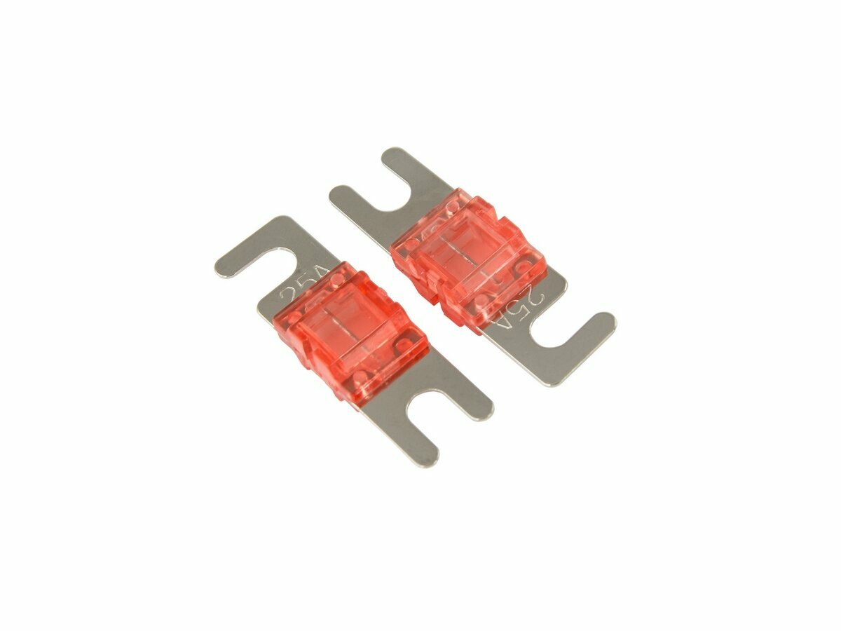 Предохранитель AurA Mini ANL FML-N025, 2 шт, никелированный, 25 А