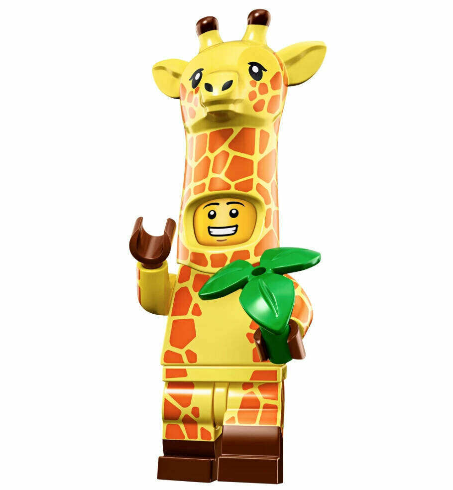 Конструктор LEGO Minifigures 71023-4 Парень в костюме жирафа, 6 деталей, от 5 лет
