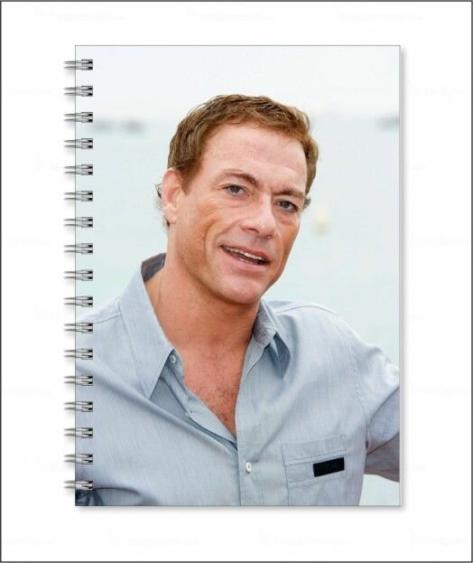 Тетрадь Jean-Claude Van Damme, Жан-Клод Ван Дамм №4, А4
