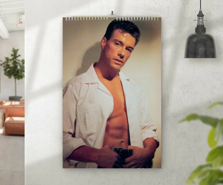 Перекидной календарь Jean-Claude Van Damme, Жан-Клод Ван Дамм №31, А3