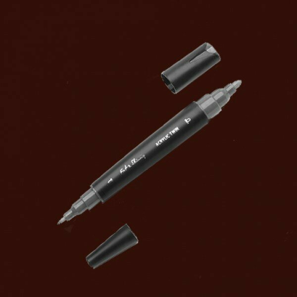 Fat&Skinny FSTA-18 BURNT UMBER маркер акриловый двусторонний